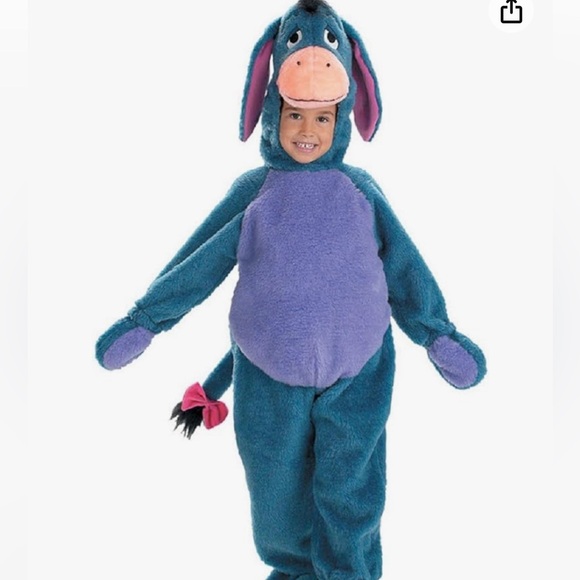 Disney | Costumes | Vintage Disney Store Eeyore Child Plush Costume ...